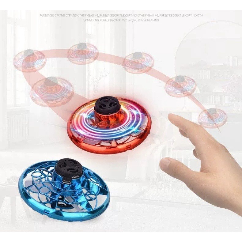 Shehave Flying Spinner Toys, Flying Ball with RGB Light, 360 Rotating ...