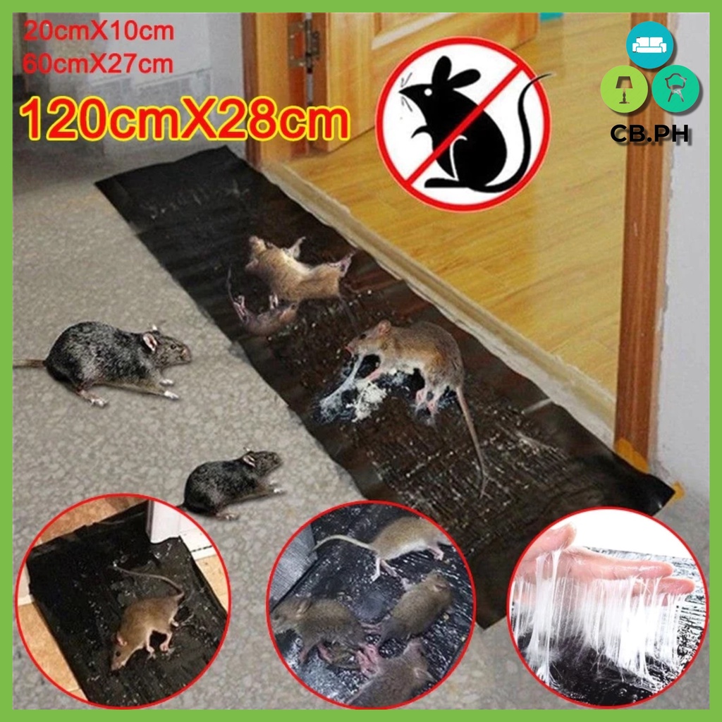 CB.PH 120×28cm Super Sticky Large Mice Mouse Rodent Glue Traps Board ...