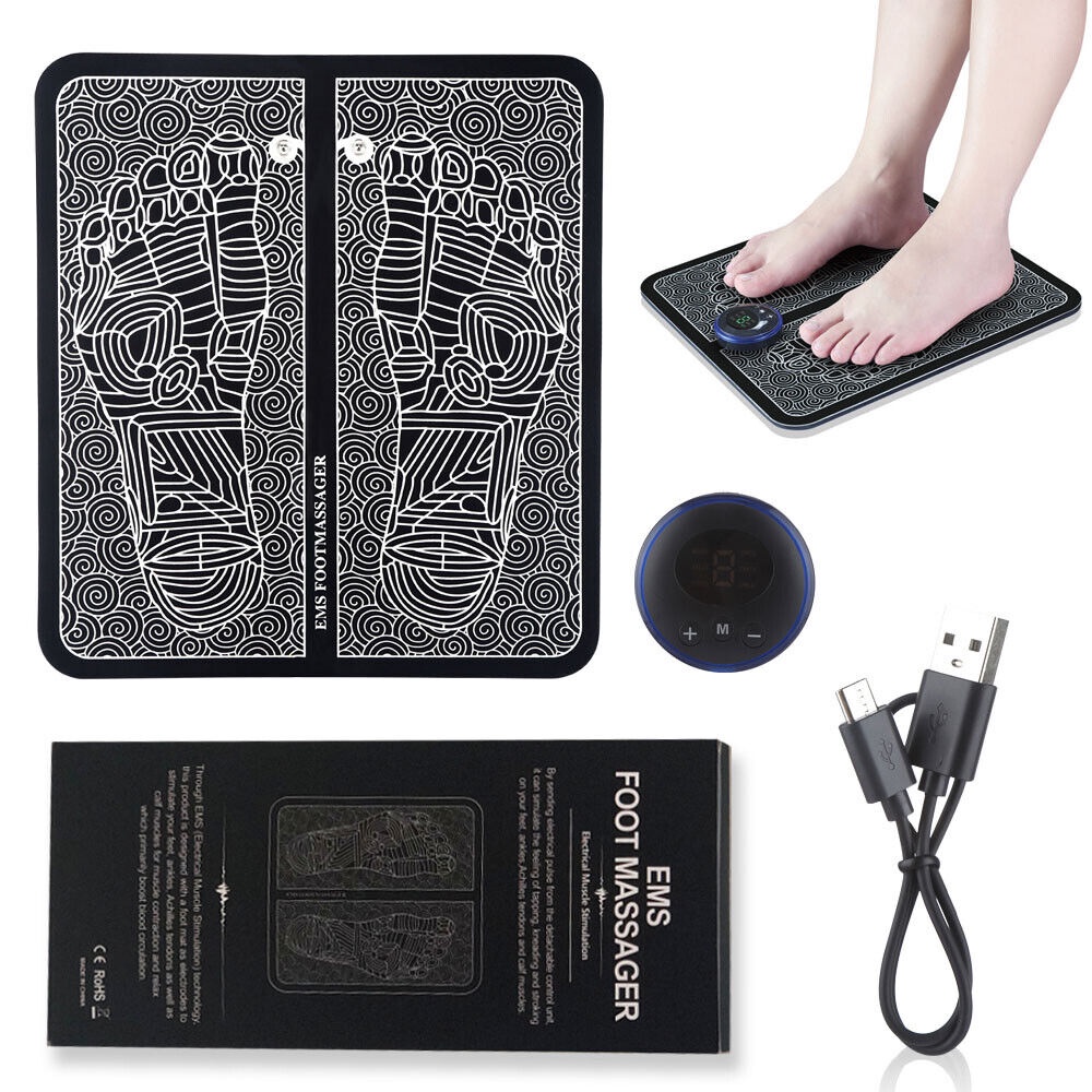 Electric Foot Massager EMS Feet Massage Machine Circulation Booster ...
