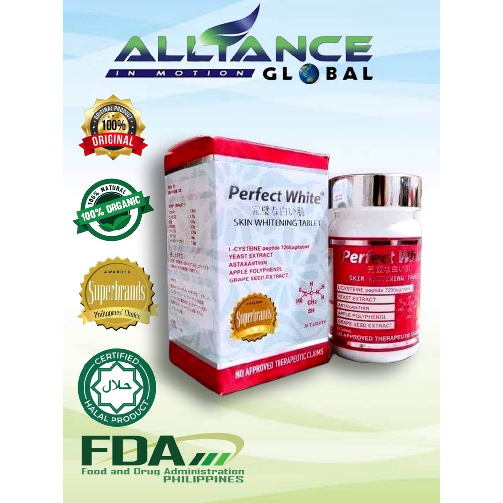 Perfect White - Skin Whitening Tablet | Shopee Philippines
