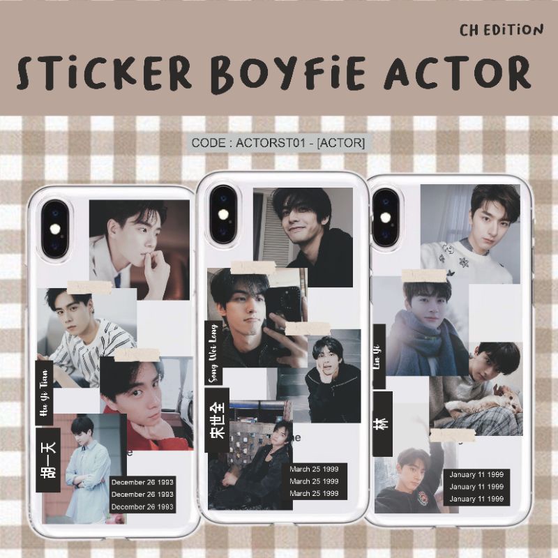 MINIMAL Purchase 10,000 Can mix Other Products] chinese actor sticker ...