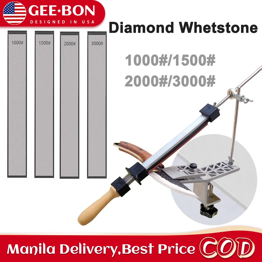 GEEBON Diamond Sharpener for Fixed Angle Sharpening Stone Knife ...