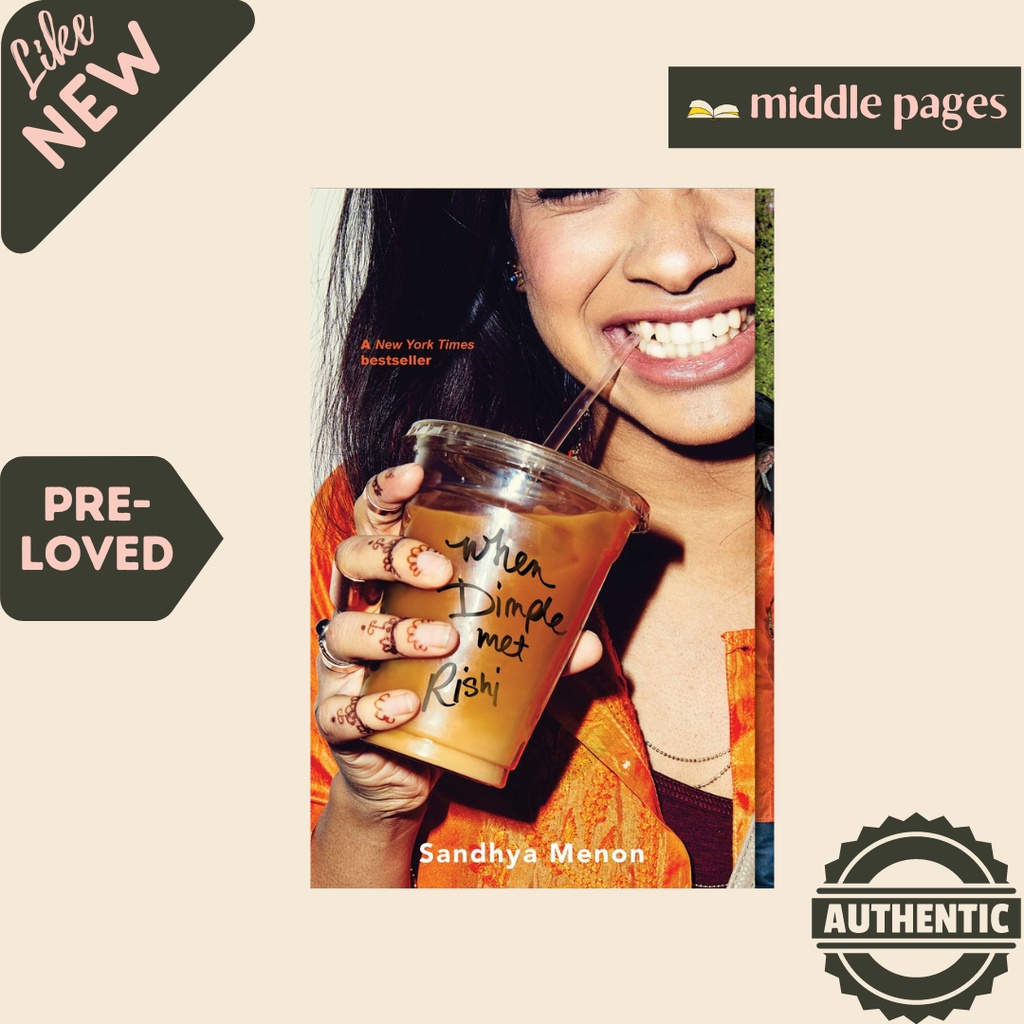 When Dimple Met Rishi by Sandhya Menon(Paperback) [PRE-LOVED] | Shopee ...