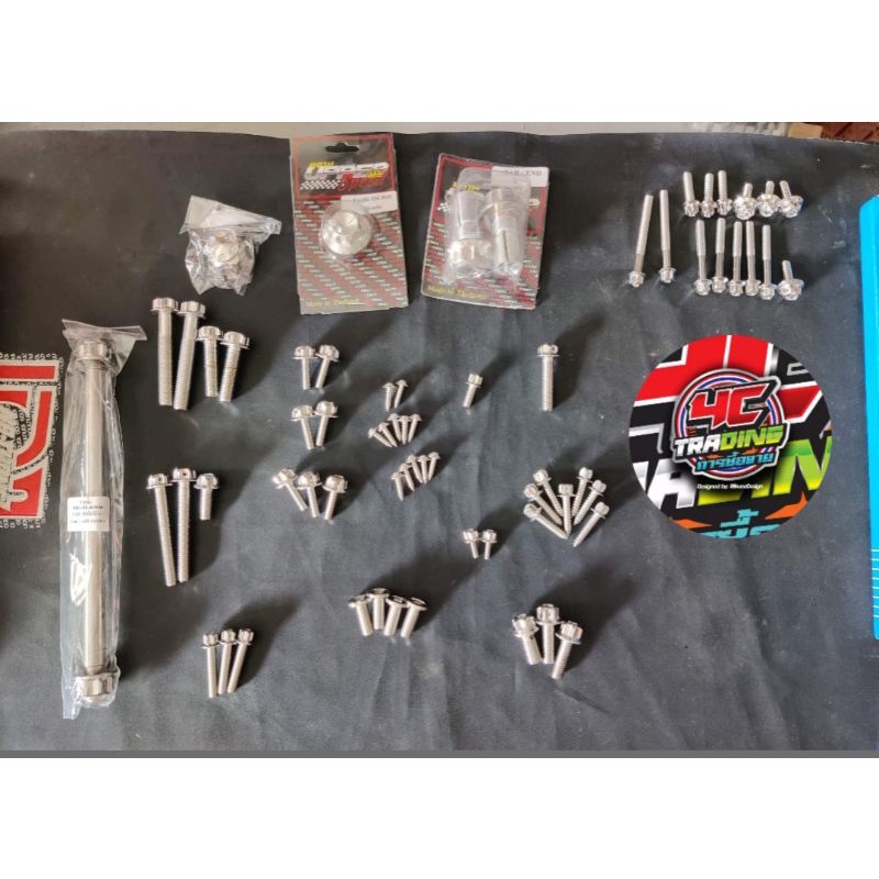 Honda Click Full Set Cnc Bolts Honda Click 125 / Click 150 | Shopee ...