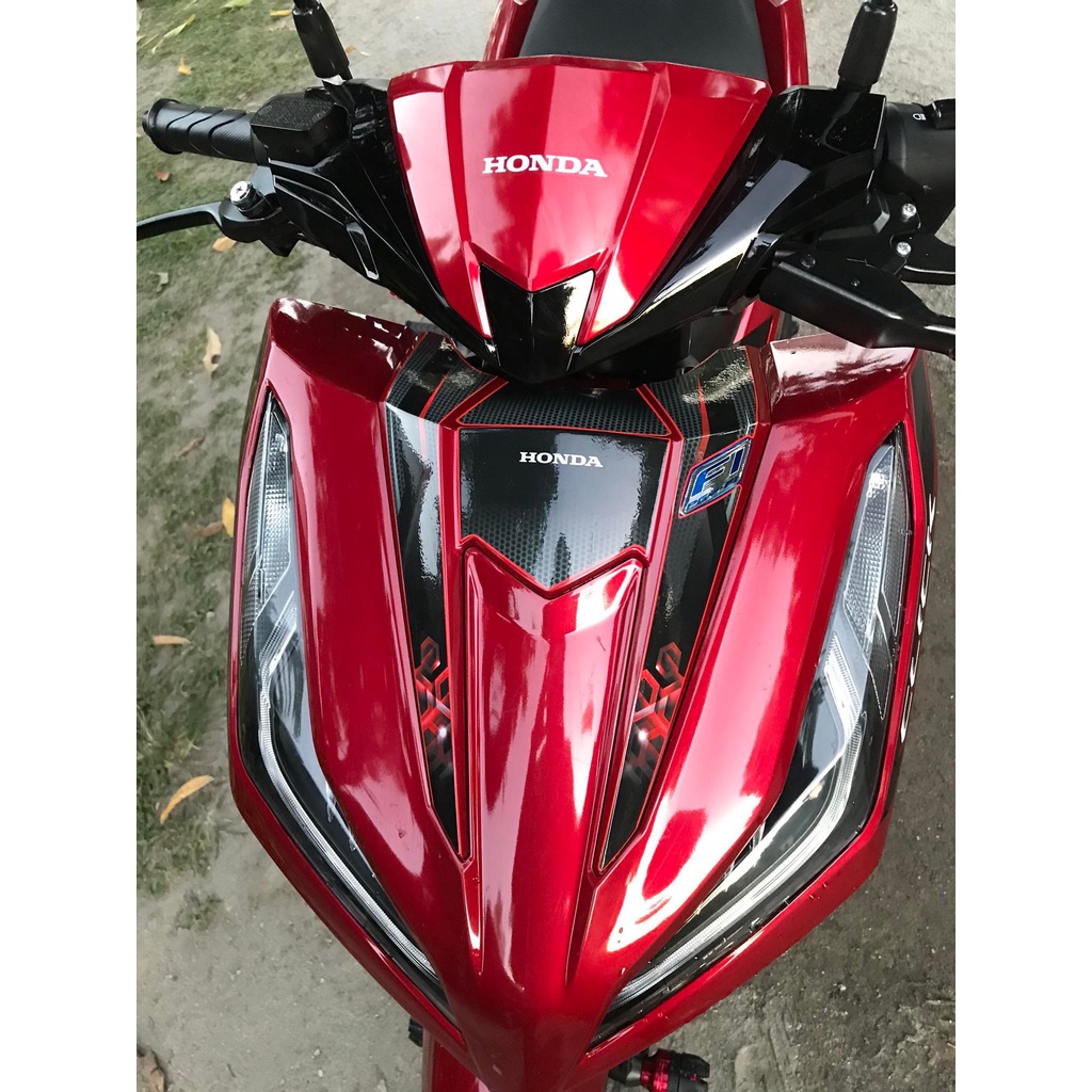 HondaClick 125 Version 3 Front Panel Sticker, Glossy Laminated Sticker ...