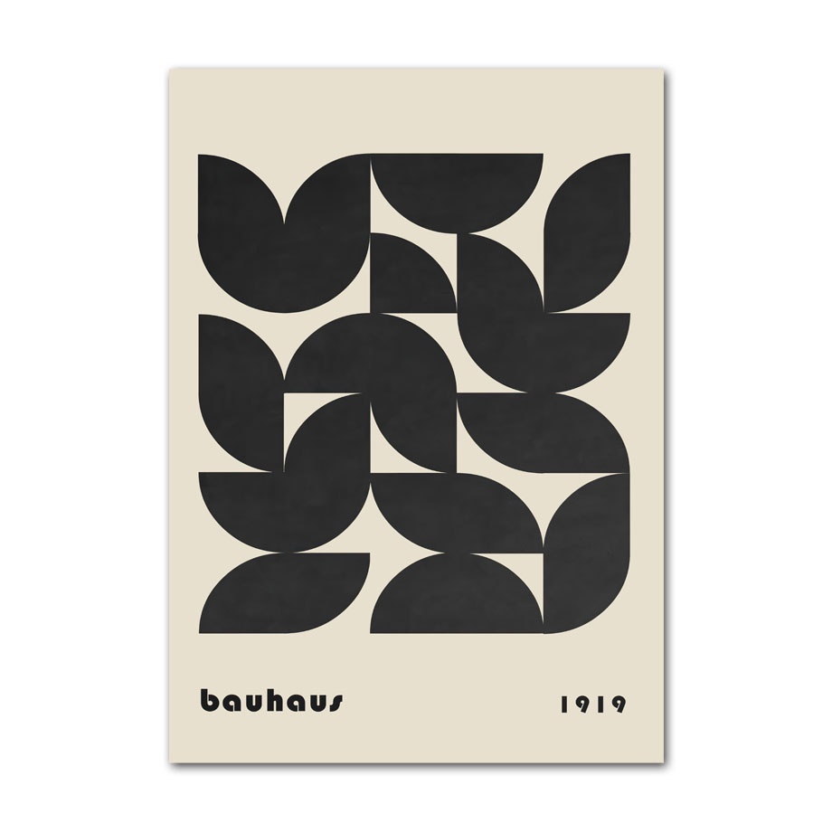 Abstract Eyes Leopard Black Modern Wall Decor Canvas Painting Bauhaus ...