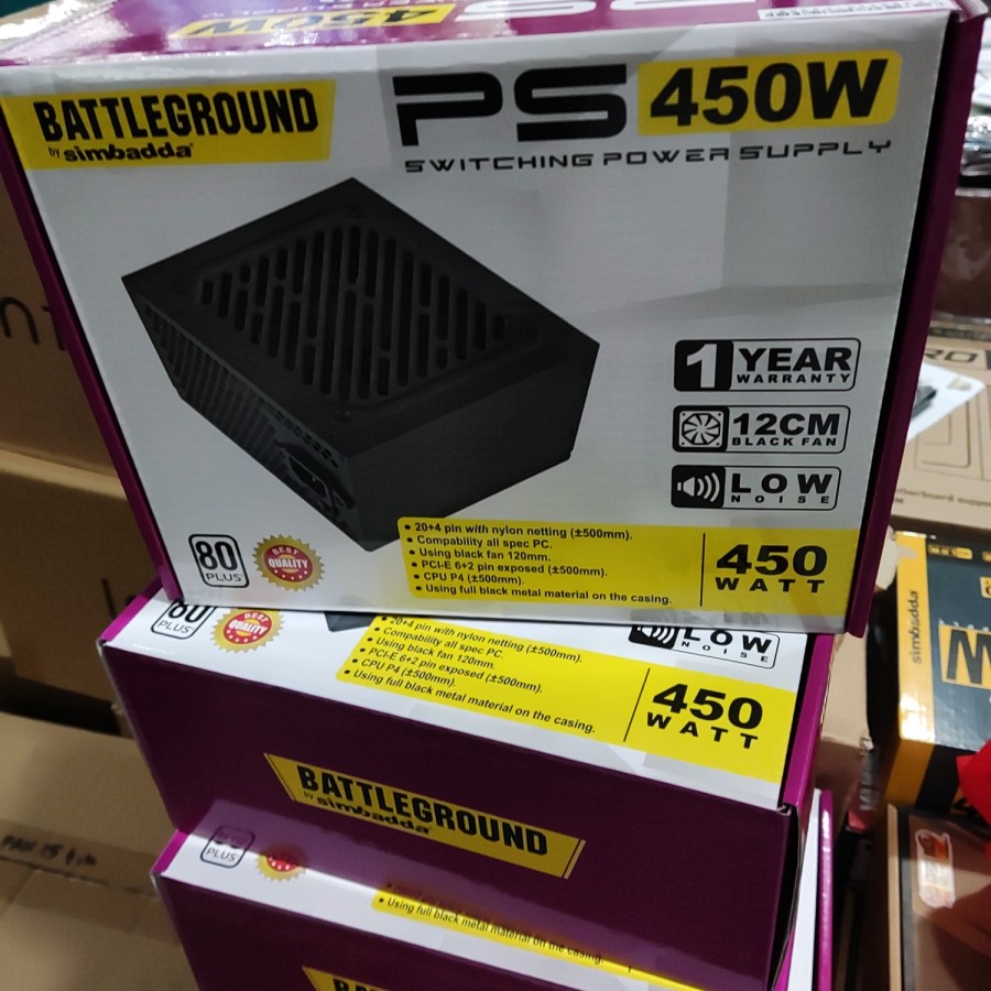 Simbadda 450w Power Supply | 80 Plus Power Supply | Psu Simbadda 450 ...