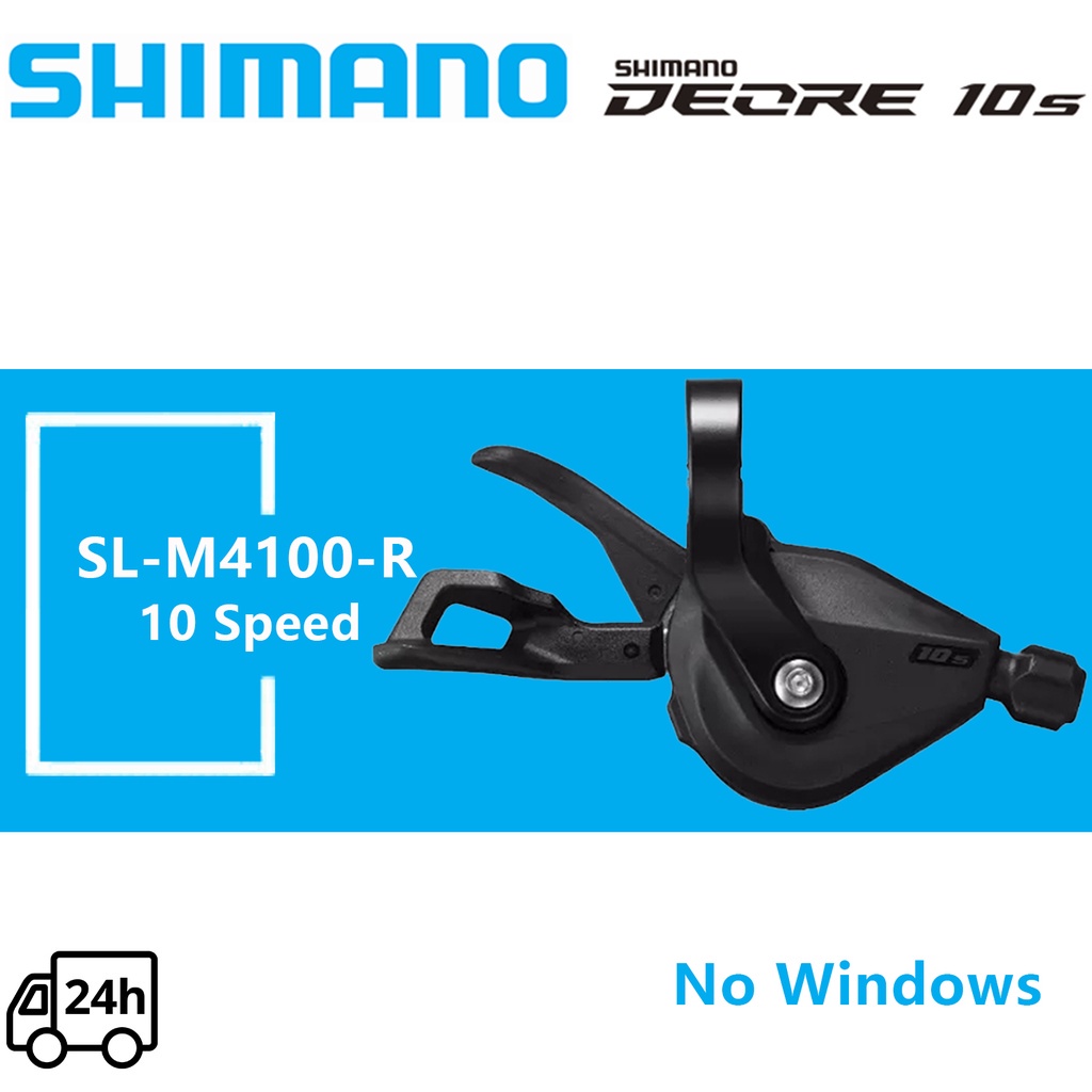 Shimano Deore M4100 1X10 Speed Groupset M4100 Shifter Lever RD-M4120 Rear Derailleurs SGS MTB ...