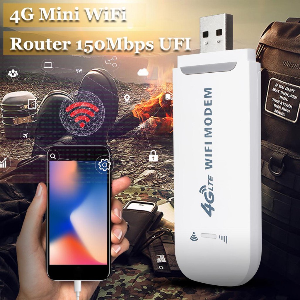 LTE portable 4G mobile modem wireless mobile WiFi router 300Mbps Sim ...