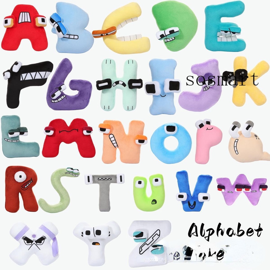 26 Styles Alphabet Lore Alphabet Legend Plush Pillow Doll Children's ...