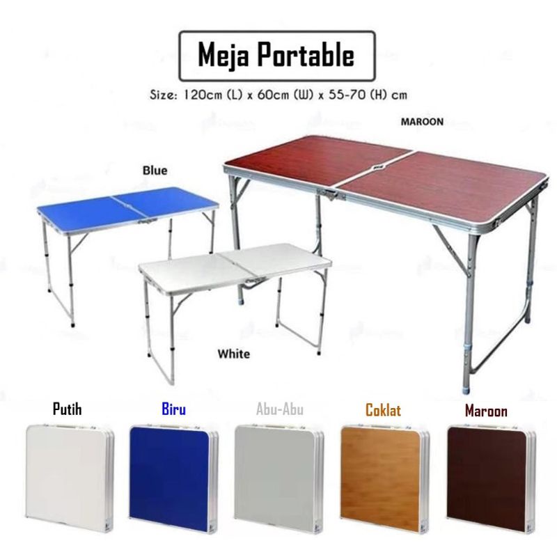 Portable Folding Table Multipurpose Folding Table HPL Sales Table ...