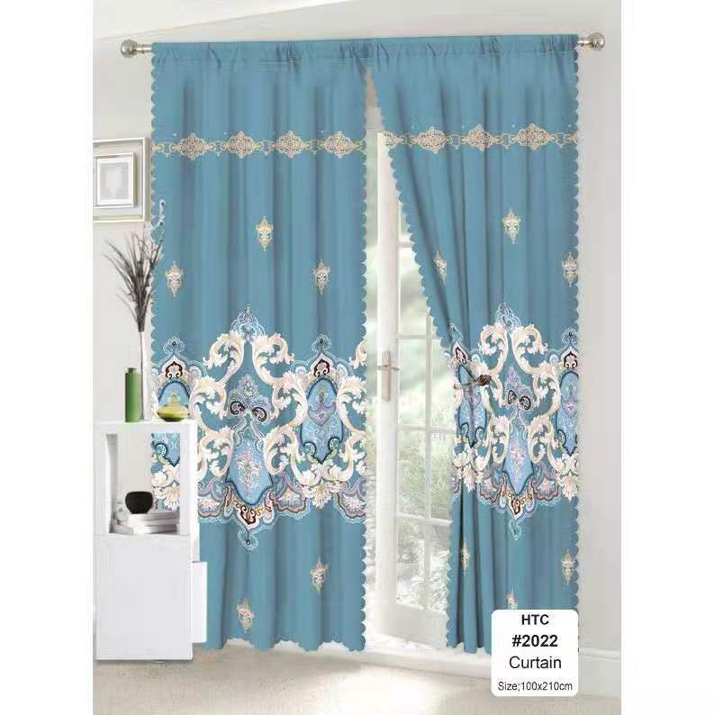 2170 Curtain New Gold Beige Brown Curtain Design Kurtina 100x210cm Home ...