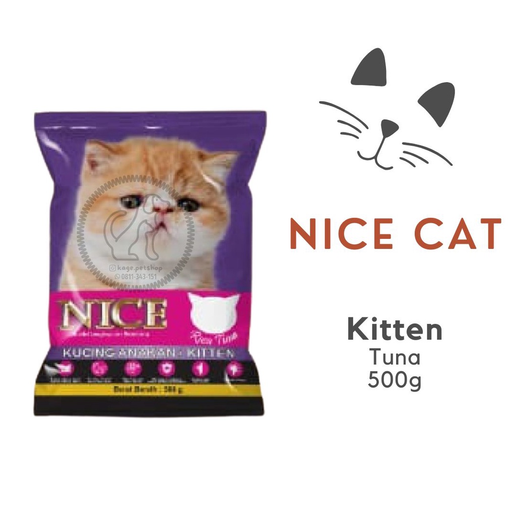 NICE Cat Kitten 500g (Tuna) | Shopee Philippines