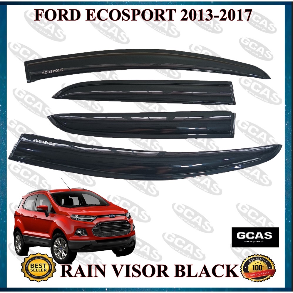 2013-2017 Ford EcoSport Rain Visor, Rain gutter, Door visor, Window ...