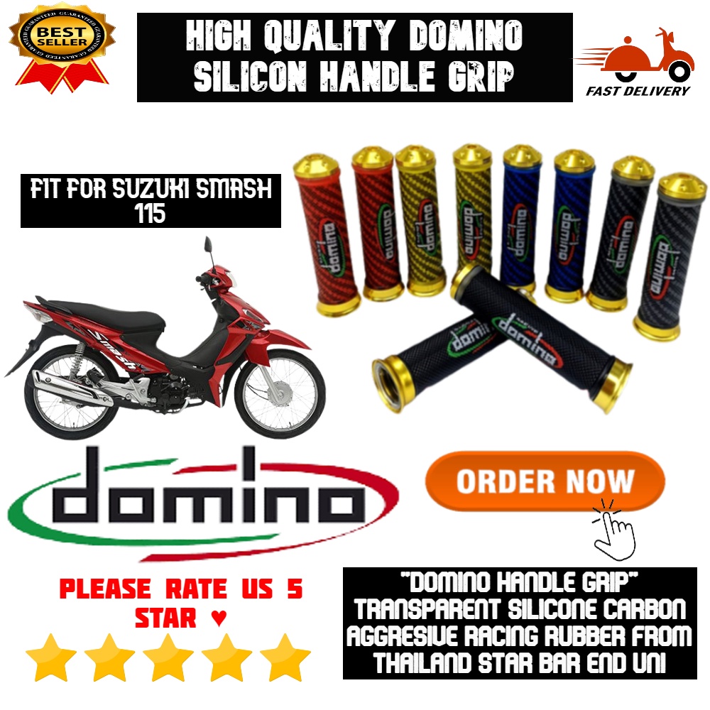 Handle Grip For suzuki smash 115 | Domino Handle Grip Transparent ...