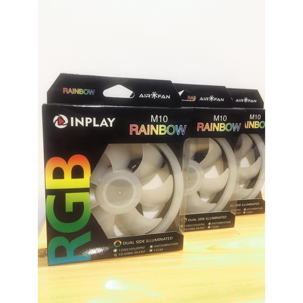 INPLAY M10 RAINBOW RGB FAN | Shopee Philippines