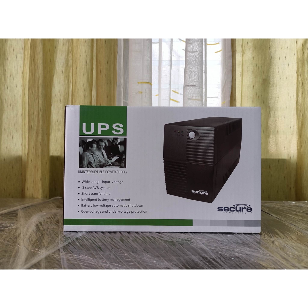 SECURE 1000VA UPS (BLACK) | Shopee Philippines