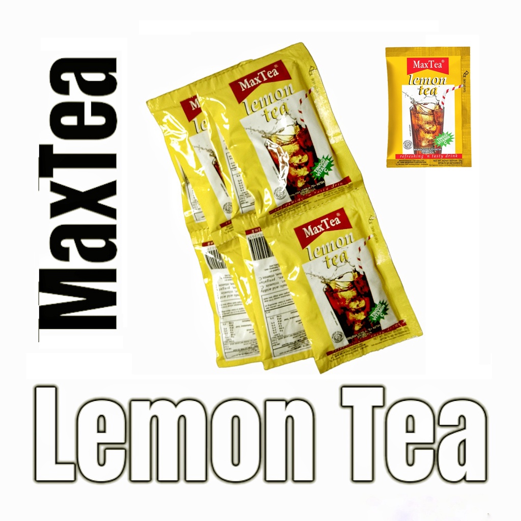 Maxtea LEMON TEA (Mecca) | Shopee Philippines