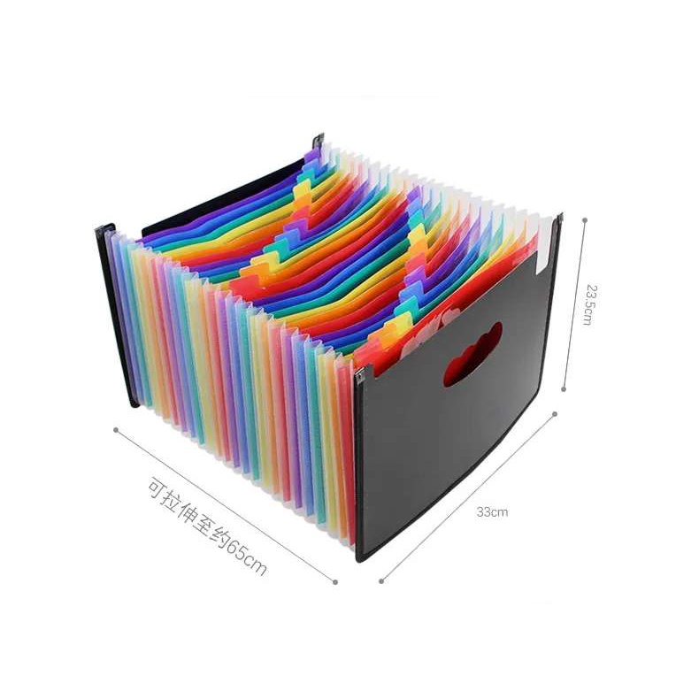 MO1 Portable A4 Divider 24 pockets Accordion Expanding File Folder ...
