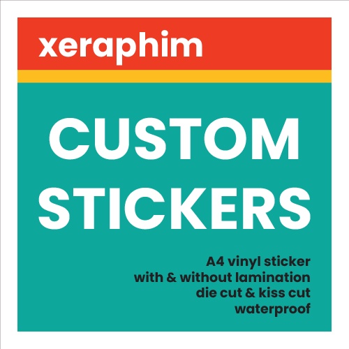 Custom Sticker Print | Die Cut or Kiss Cut | Cut & Print | Xeraphim ...