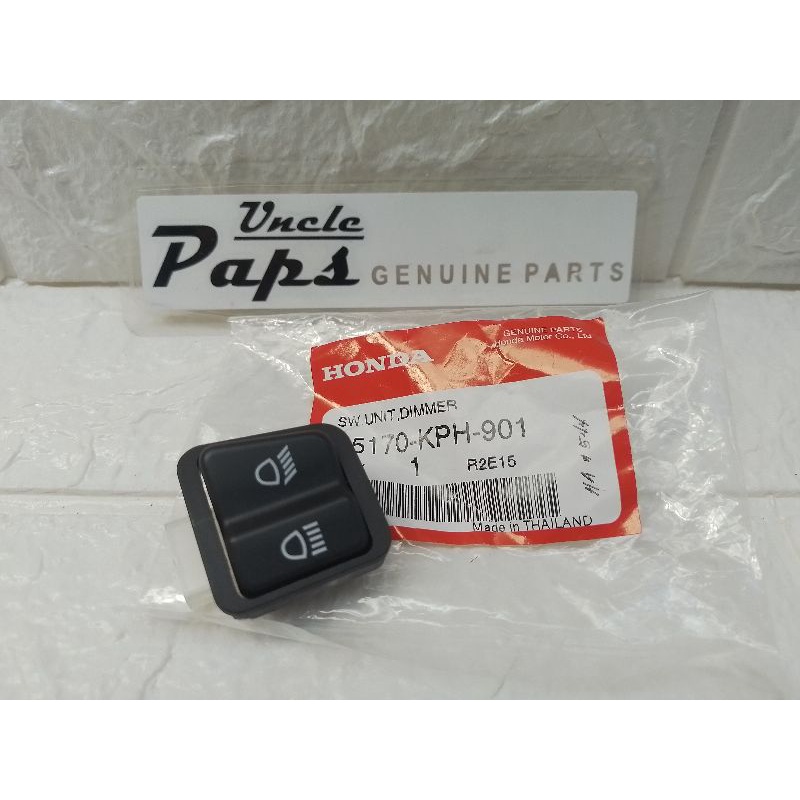 Switch unit Dimmer Honda wave 125 S 1st gen. wave 125 S R 2nd gen ...