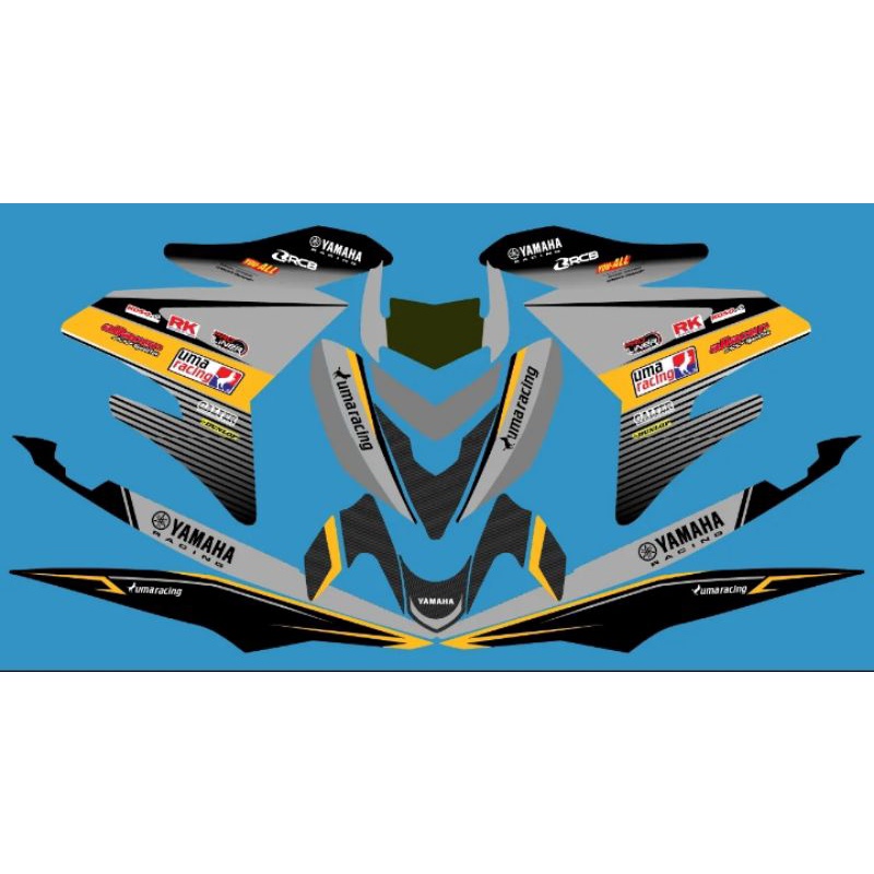 Sniper 150 YAMAHA Decals Laminated Anti fading high grade adhesive ...