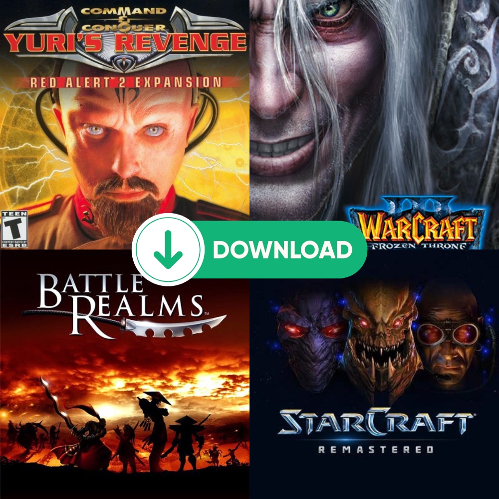 PC GAMES | Red Alert 2 Yuri's revenge | Starcraft | Warcraft 3 | Battle ...