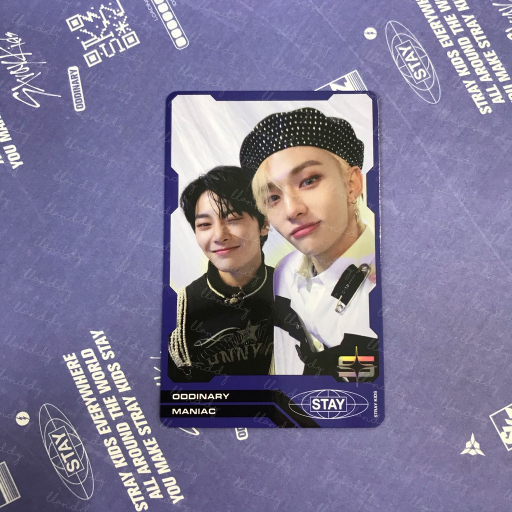 Oddinary Unit Card Blue In Jung In Hyunjin Stray Kids Photocard In SKZ ...