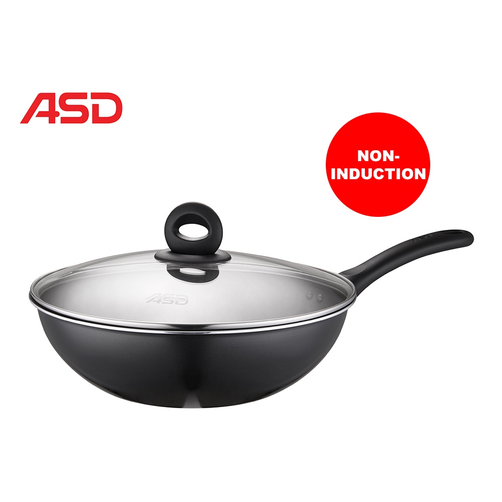 ASD Non-Stick Wok Pan | Shopee Philippines