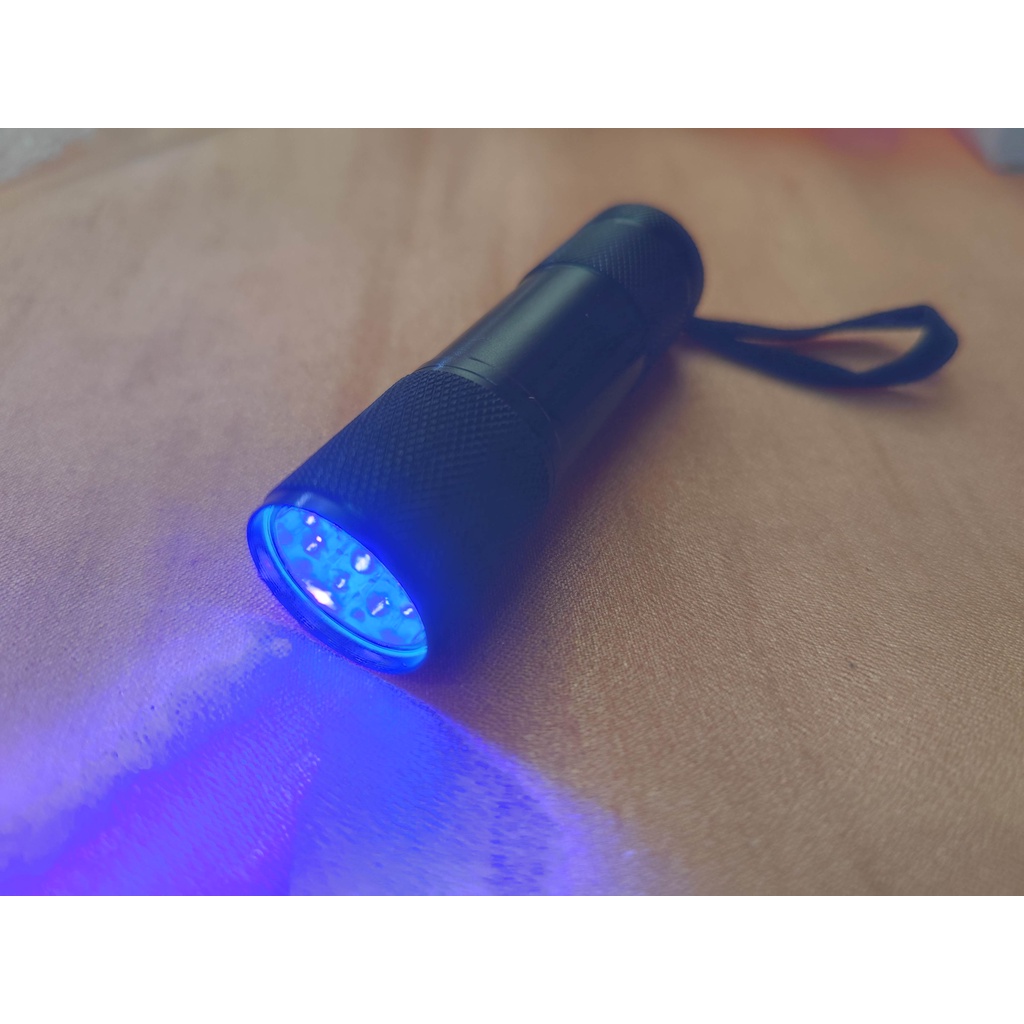 Portable UV light / Ultraviolet Flashlight Torch | Shopee Philippines
