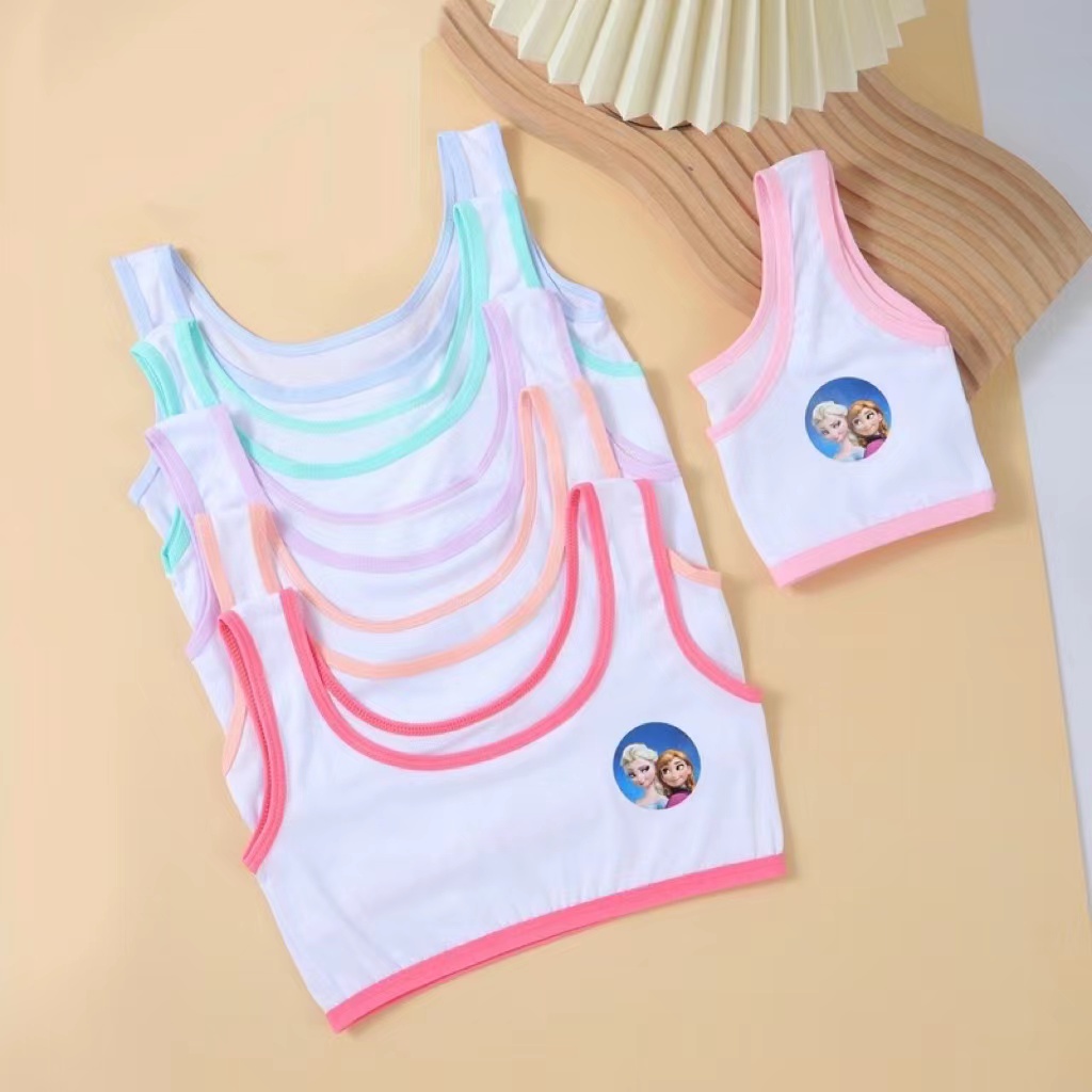 8 to 12 years old chest wrap pure cotton Kids Beginner Baby Bra with ...