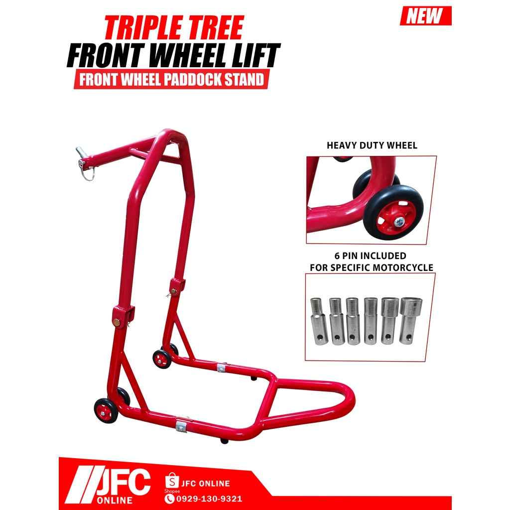 Big Bike Front Wheel Paddock Stand - Triple Tree Front Wheel Lift ...