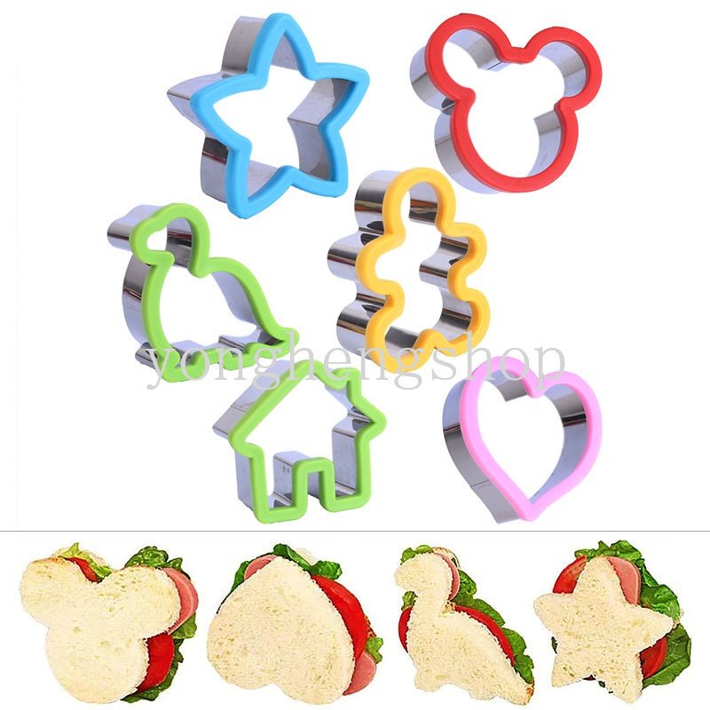 Stainless Steel Sandwich Cutter Cartoon Dinosaur Rabbit Toast Bread ...