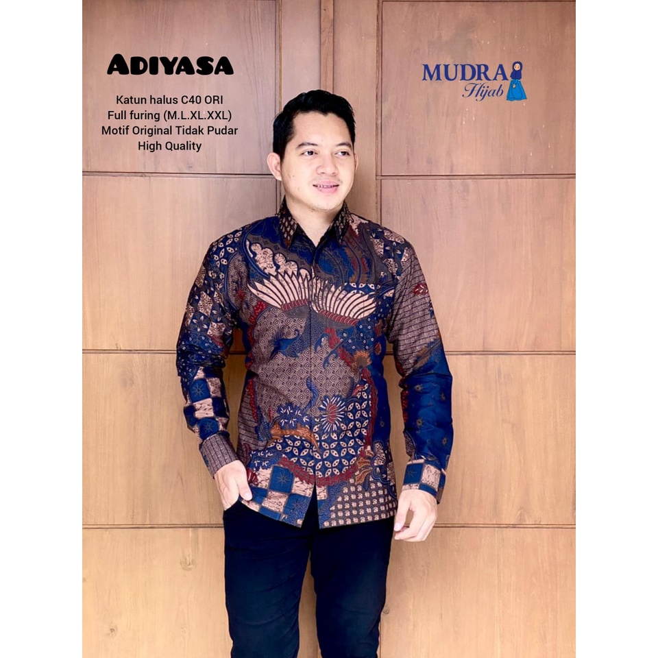 Batik Mudra Collection/Men's Long Sleeve Batik/Latest Batik/Adiyasa ...