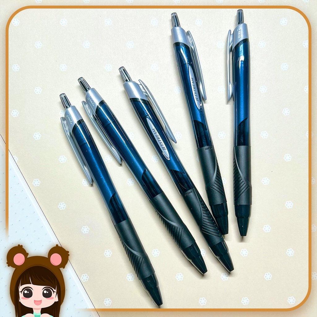 Uniball JetStream Oil Based Ballpoint Pen 0.38, Black | Shopee Philippines
