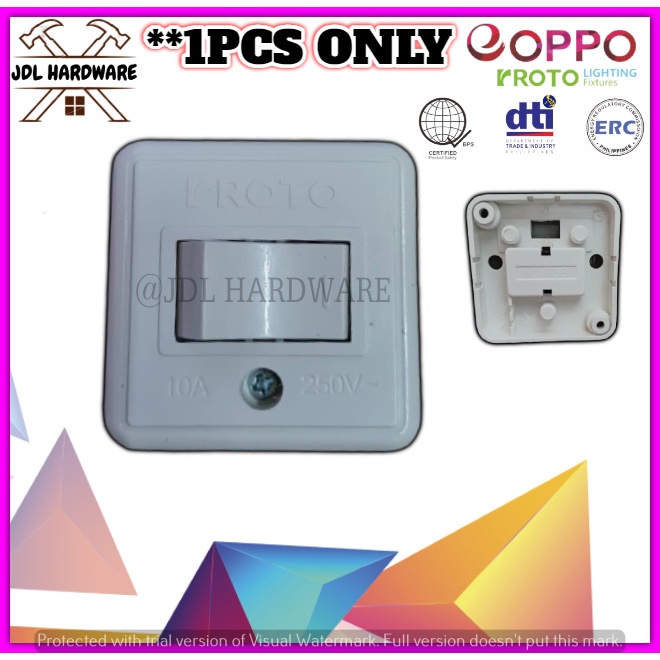 738 1PCS Surface Type Mounted Snap Switch Convenience Switch 10A 250V ...
