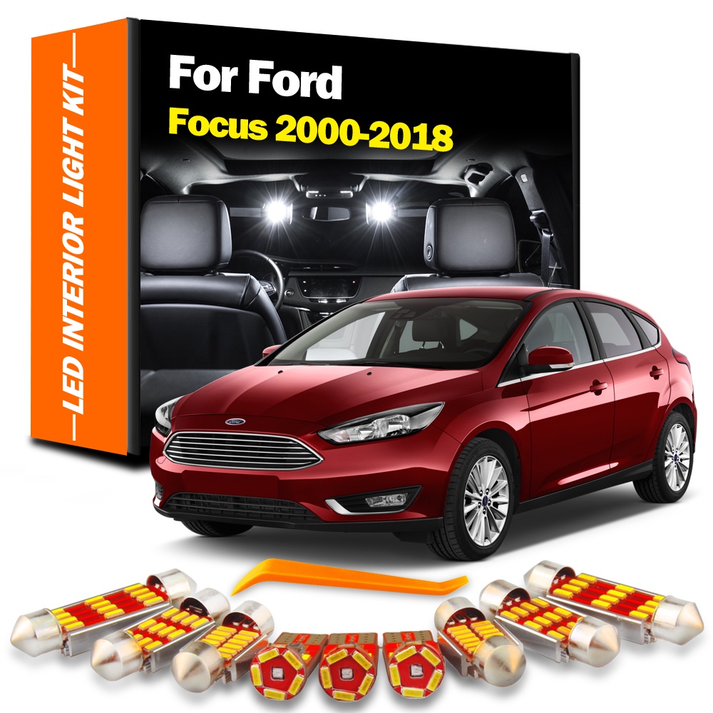Canbus LED Interior Light Kit For Ford Focus 2 3 MK2 MK3 Sedan Hatch ...