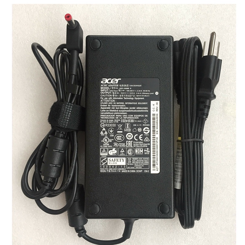 19.5V 9.23A 180W AC Adapter Charger for Acer Predator Helios 300 G3-571 ...