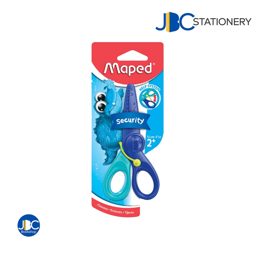 Maped Pulse Security Scissors 12cm 2 Plus 472110 | Shopee Philippines