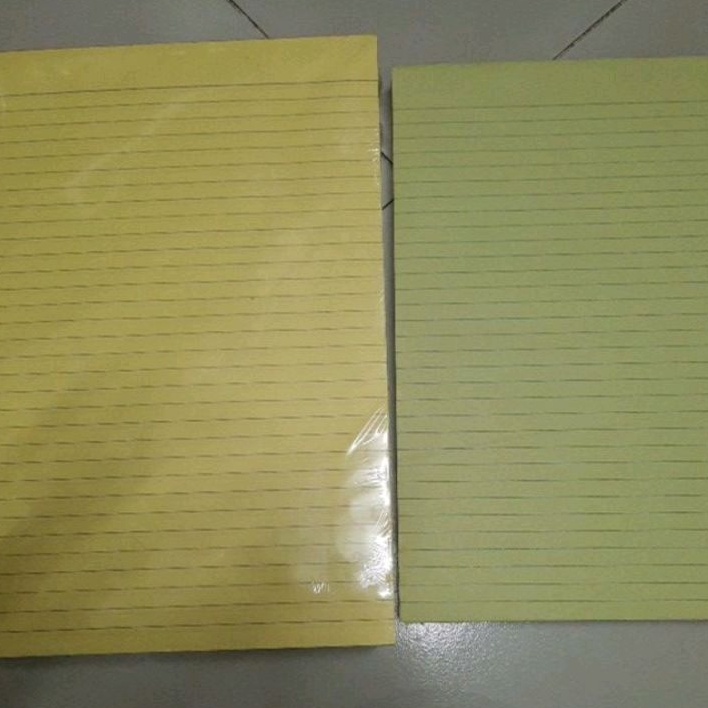 Yellow Pad 80 leaves sold per pad (ordinary & Branded) | Shopee Philippines