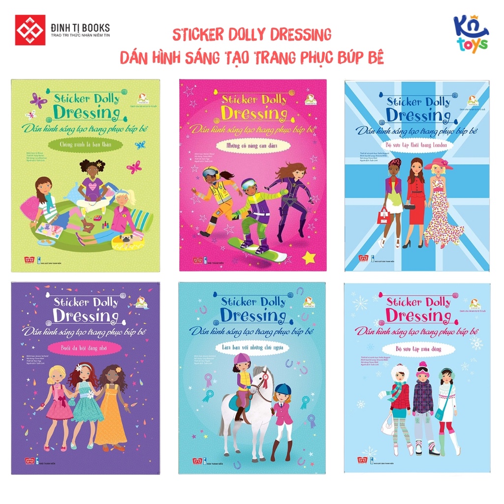 Sticker Dolly Dressing Book - Creative Stickers for Doll Outfits - Dinh ...