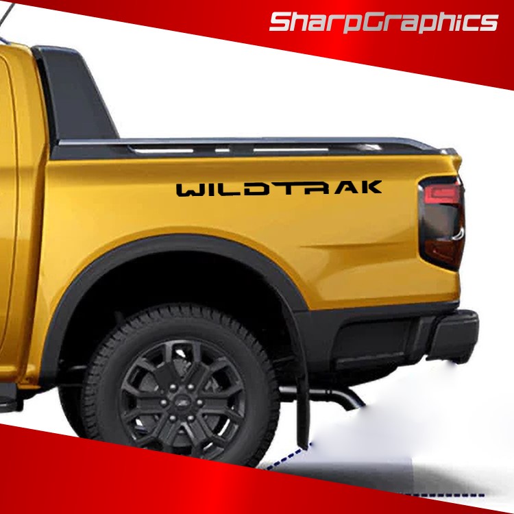 Ford Next Gen Ranger Wildtrak Rear Cargo Side Panel Sticker Decal ...