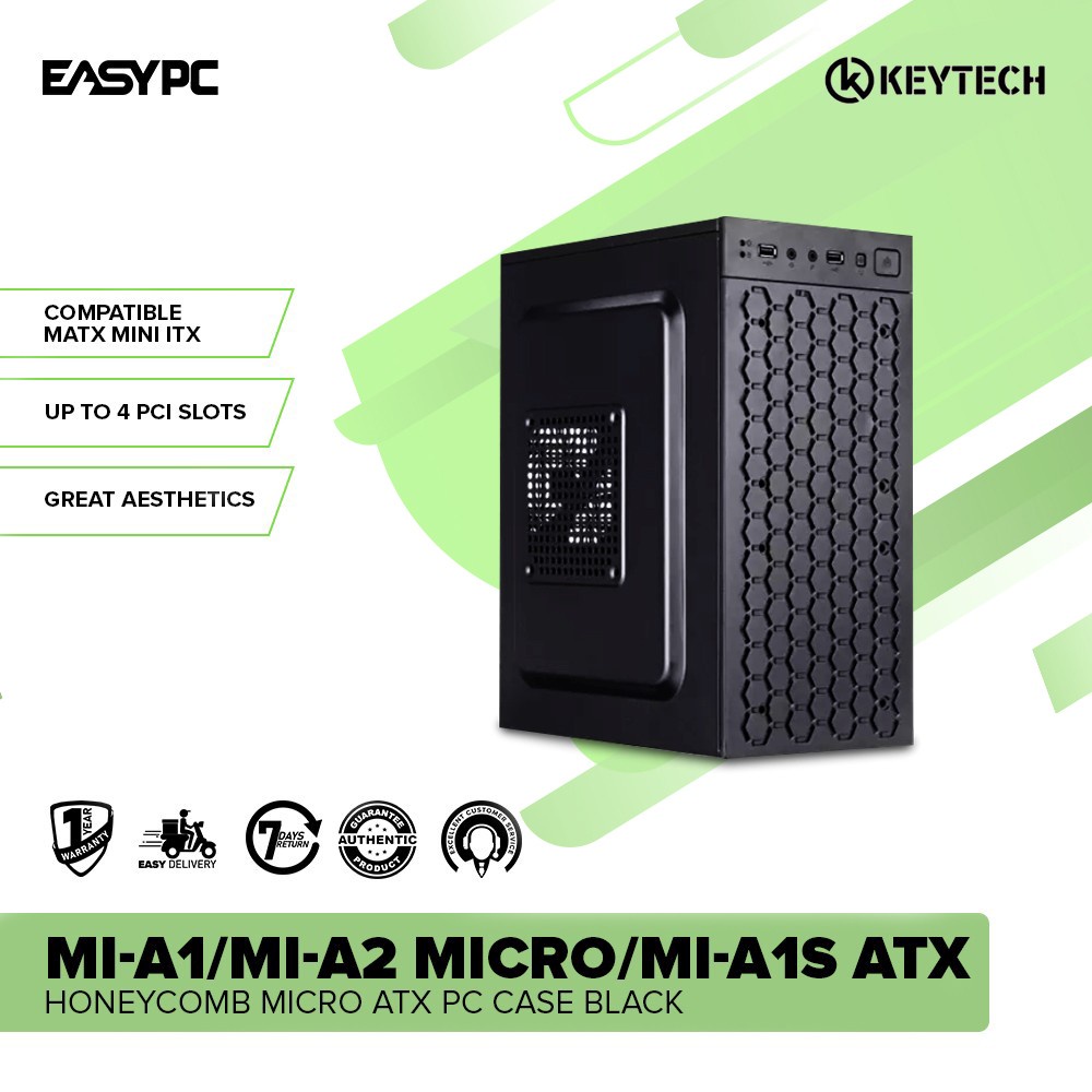 EasyPC | Keytech Honeycomb Micro ATX Optimal Airflow Compact Design PC ...