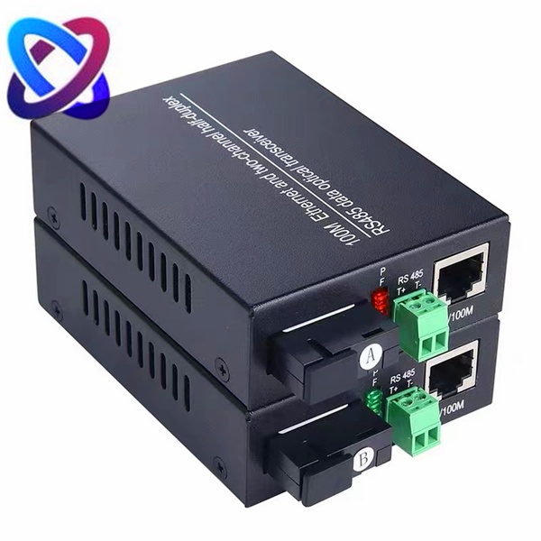 1-Channel Two-Way 485 Data With 100mb Network Optical Terminal Machine ...
