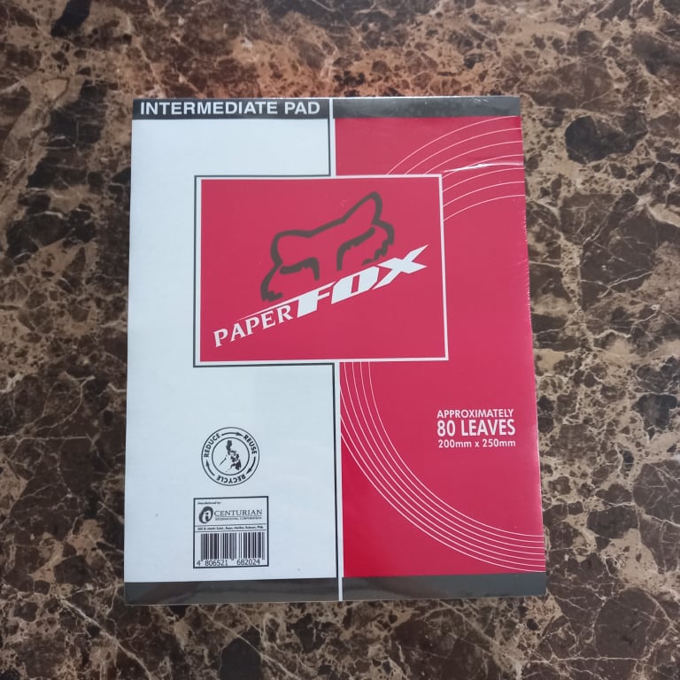 Intermediate Pad, Yellow Pad | 10 Pads per Pack | One Whole, One Half ...