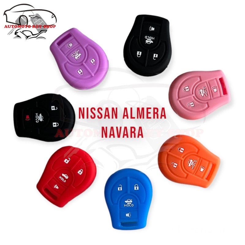 Silicone Key Cover for Nissan Almera / Navara 4 Buttons [Ready Stock ...