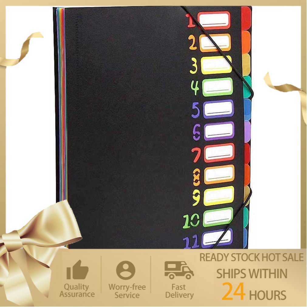 COD*A4 & Long Size 25 pocket Accordion Expanding File Folder Organizer ...