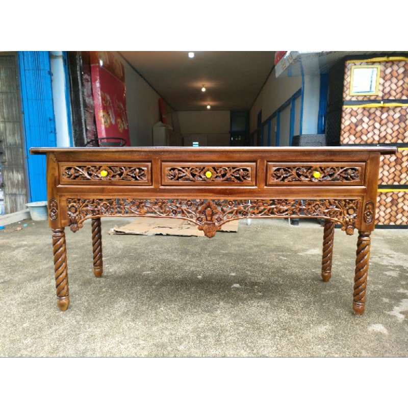 THREADED TEAK Buffet Table | Shopee Philippines