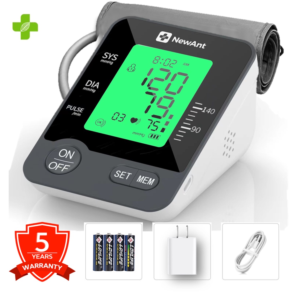 NewAnt 30B Automatic Blood Pressure Monitor Digital USB Powered BP ...