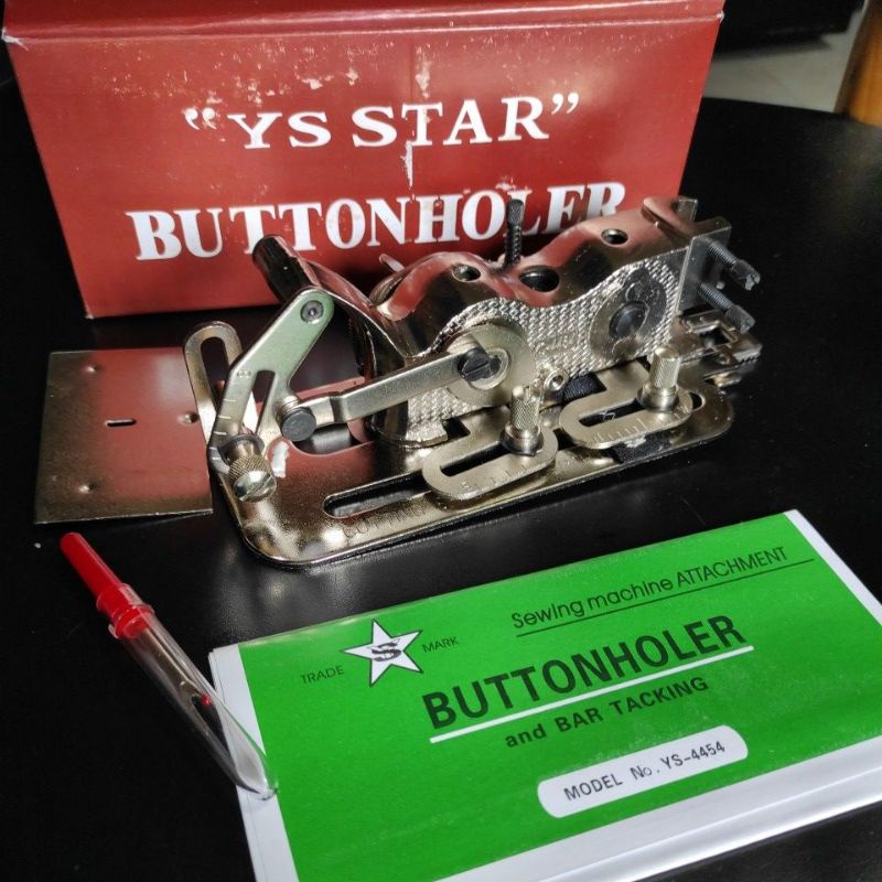 Buttonholer buttonhole bartacking attachment YS Star YS 4454 | Shopee ...